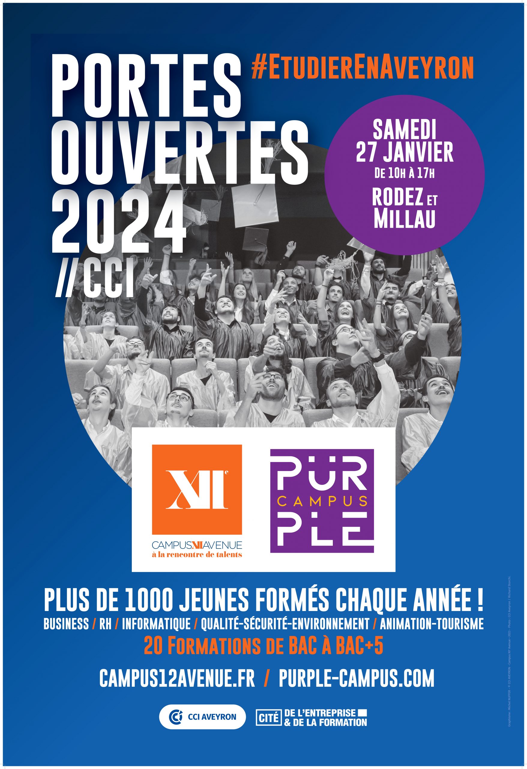 Portes ouvertes 2024 | Campus XIIe Avenue Etudier en Aveyron