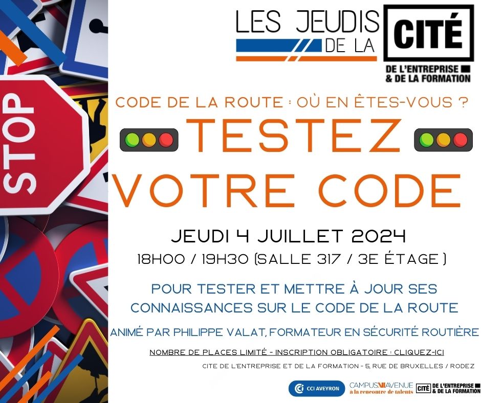 Jeudis de la Cité - Testez votre Code - Où en êtes-vous avec le Code de ...